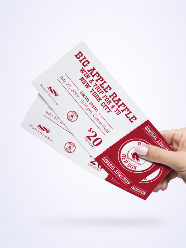 Big Apple Raffle Ticket | Regina Red Sox